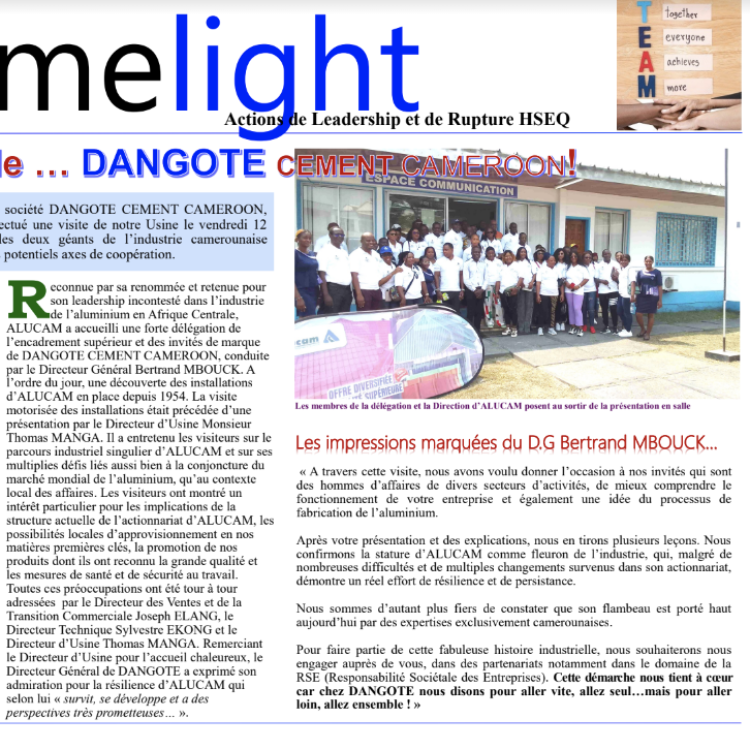 Alucam - Compagnie camerounaise d'aluminium